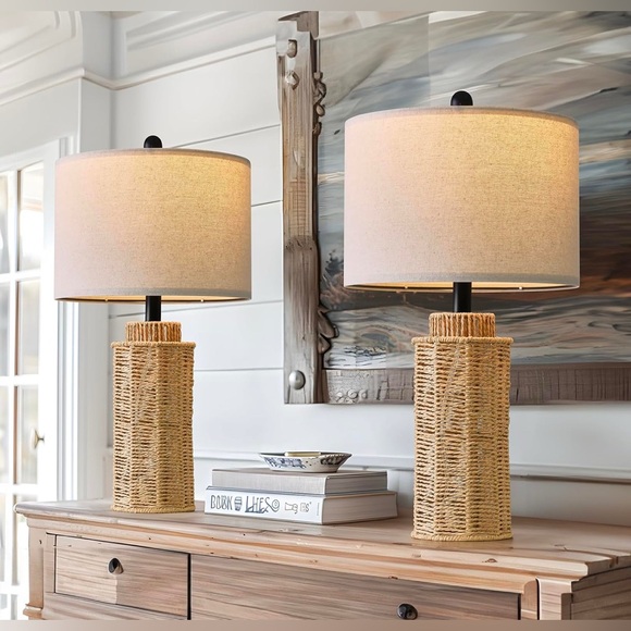 Accents | 225 Boho Table Lamps Set Of 2 | Poshmark